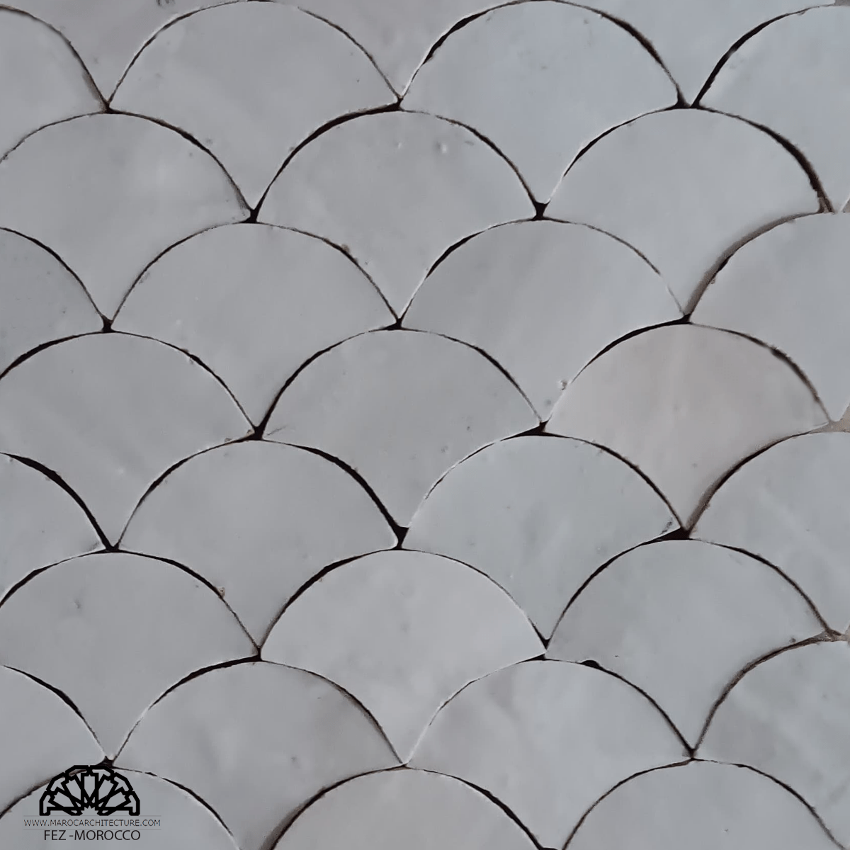 Fish Scale Mosaic Tile – My Moroccan Tile