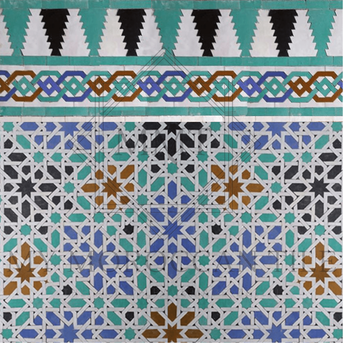 Alcazar Moroccan Mosaic Tile | Handmade Zellige from Fez – My Moroccan Tile
