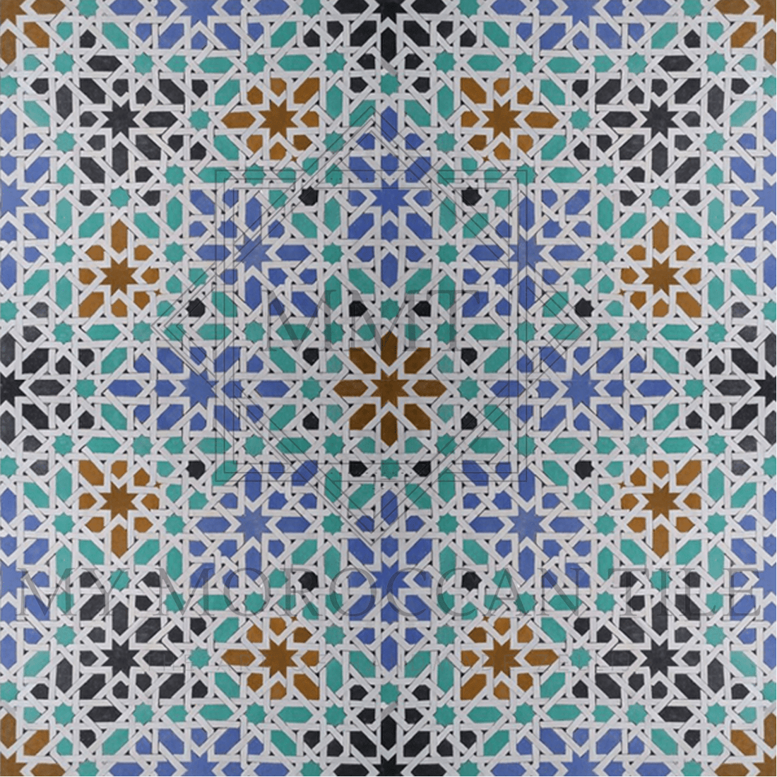 Alcazar Mosaic Tile 8.9 – My Moroccan Tile