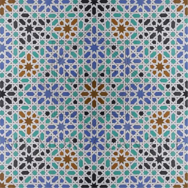 Alcazar Moroccan Mosaic Tile | Handmade Zellige from Fez – My Moroccan Tile