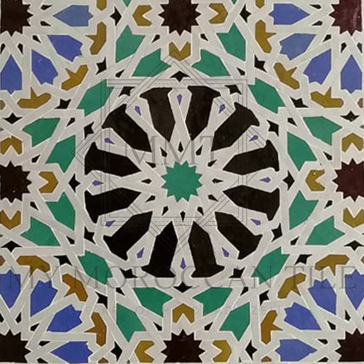 Fez Mosaic Tile 16-k01 – My Moroccan Tile