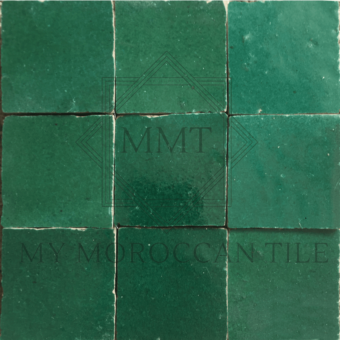 Forest Green Moroccan Zellige Tile – My Moroccan Tile